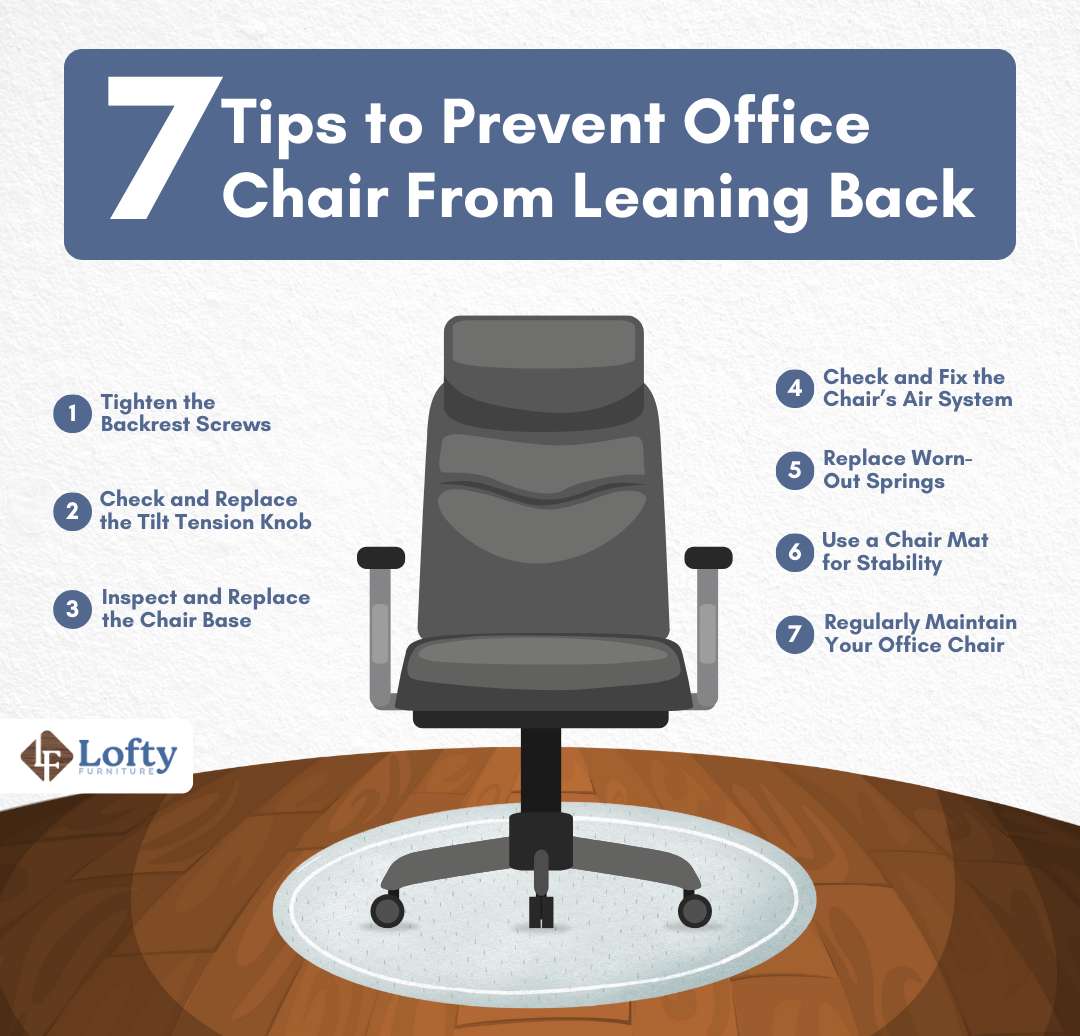 Top 7 Tips on How to Prevent Office Chair from Leaning Back