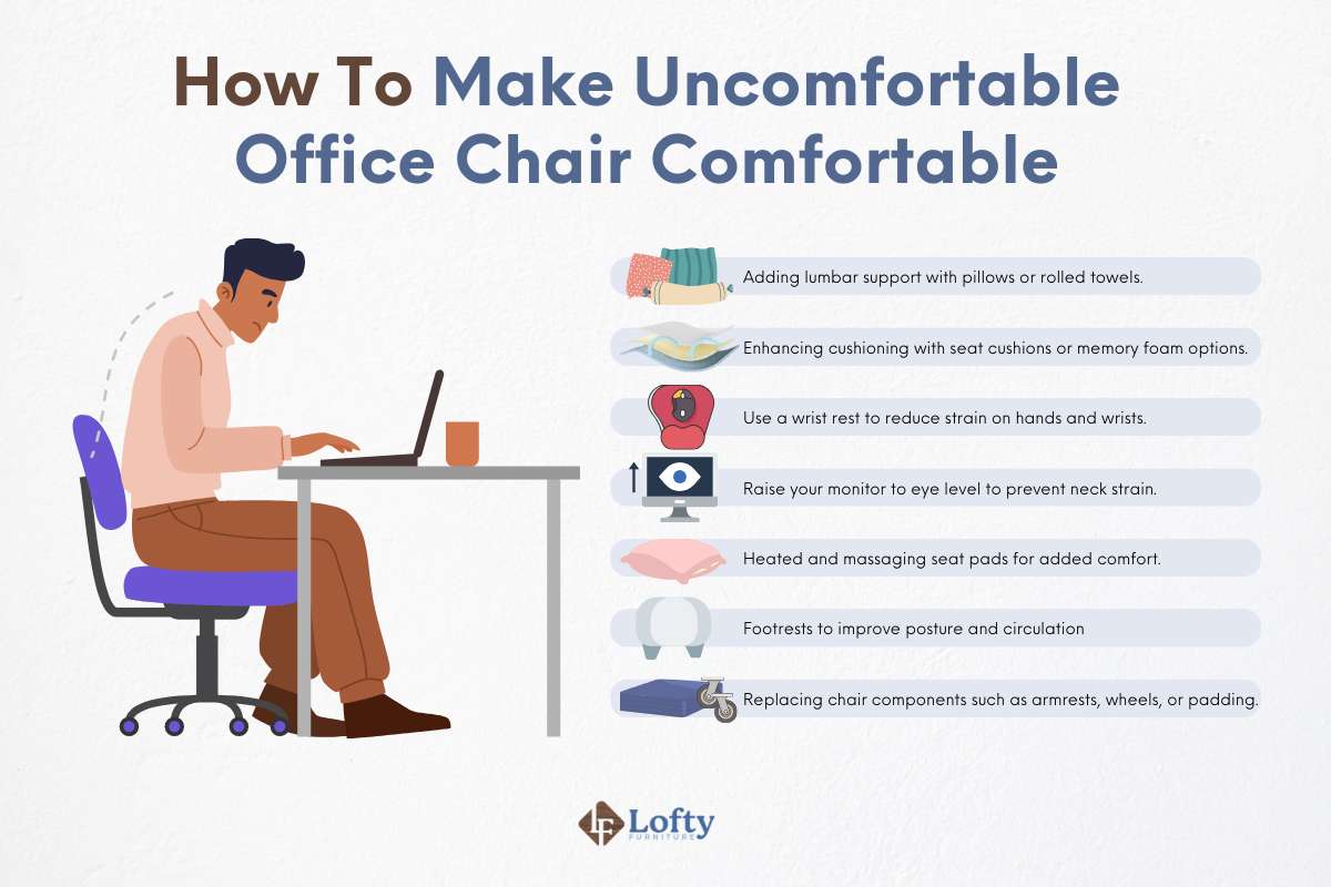 How to Make a Really Uncomfortable Office Chair Comfortable for Long ...