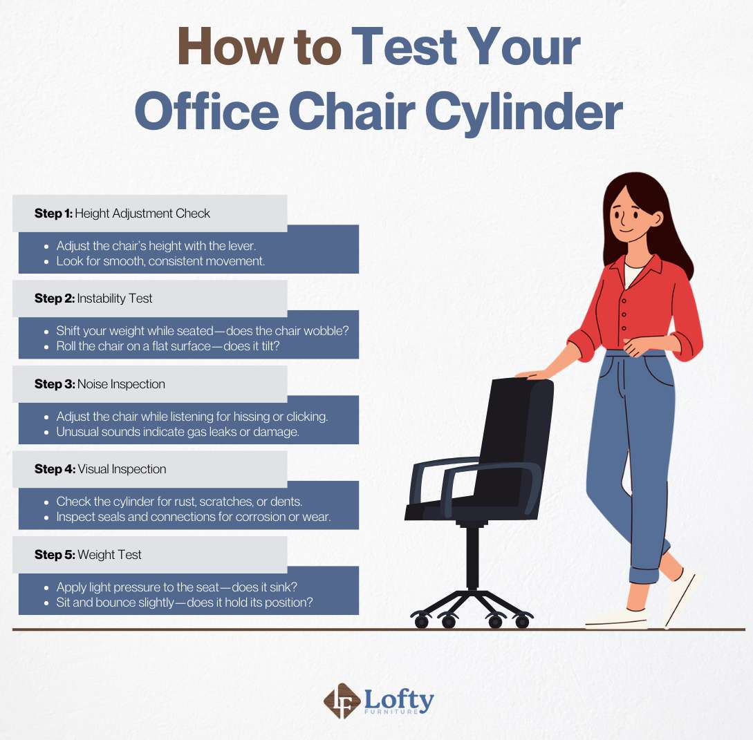 6 Signs You Need an Office Chair Cylinder Replacement