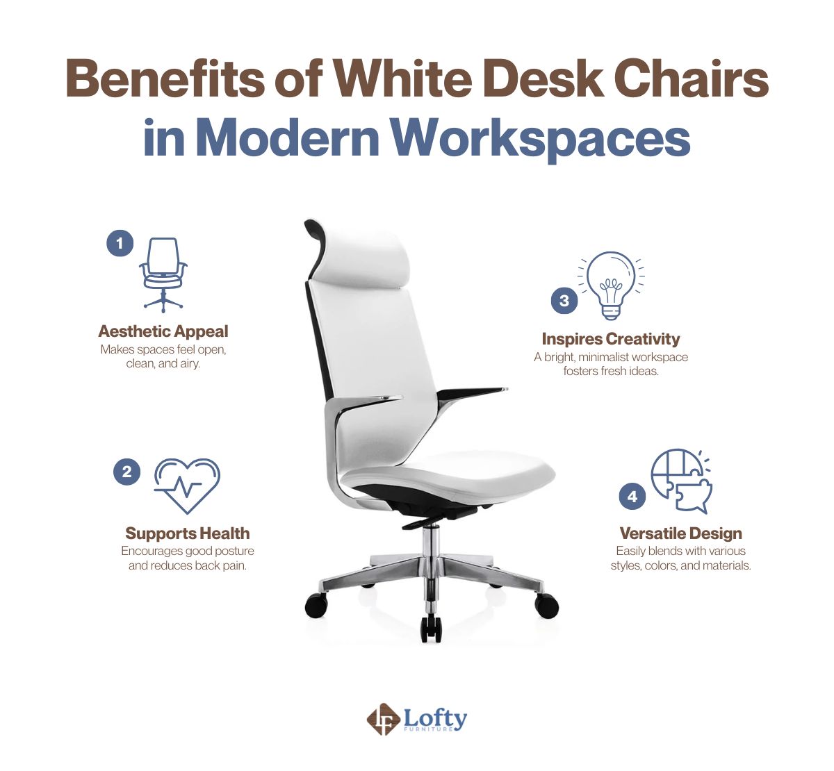 The Best White Desk Chair Options for a Modern and Stylish Workspace