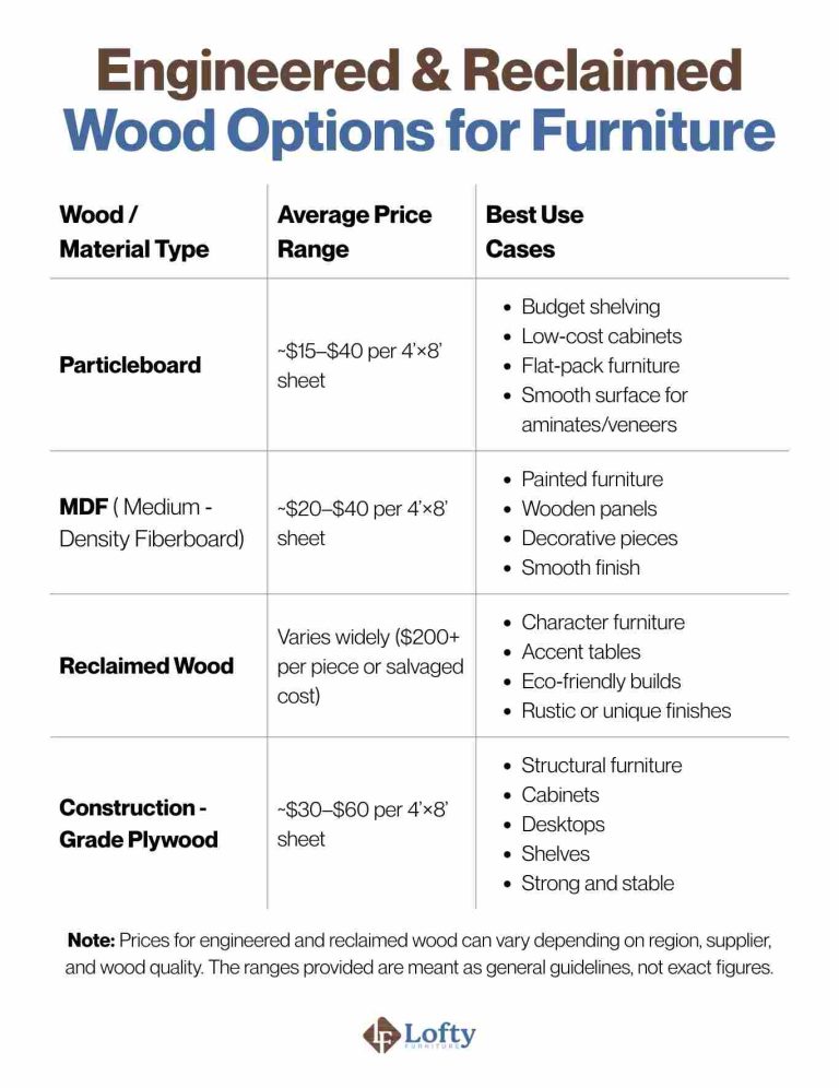 What Is the Cheapest Wood for Furniture and Is It Worth It?