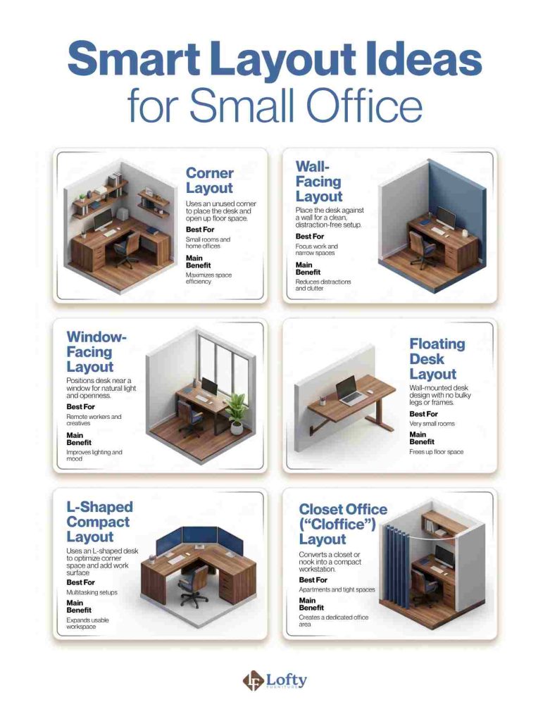 Small Office Ideas for Work That Maximize Space and Productivity