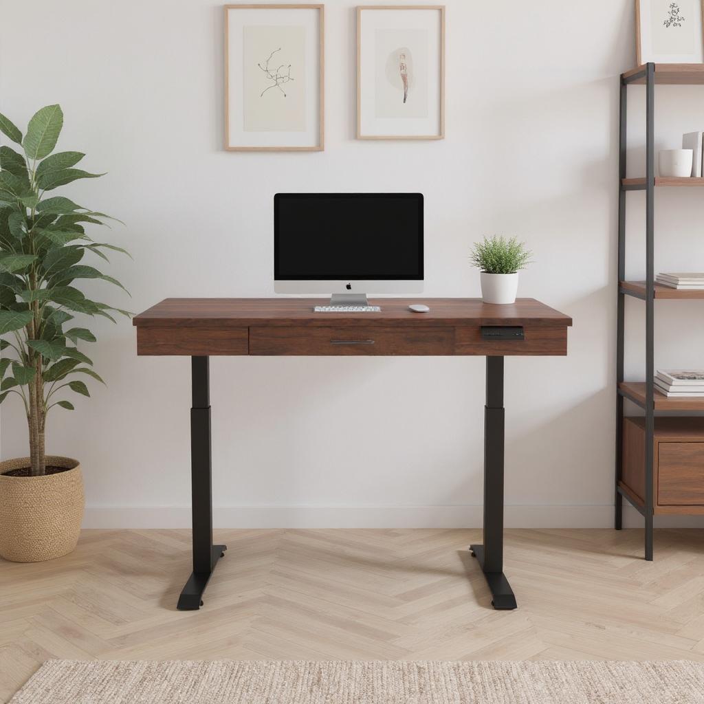 Two Leg Desk | Amish Adjustable Desks | Lofty Furniture