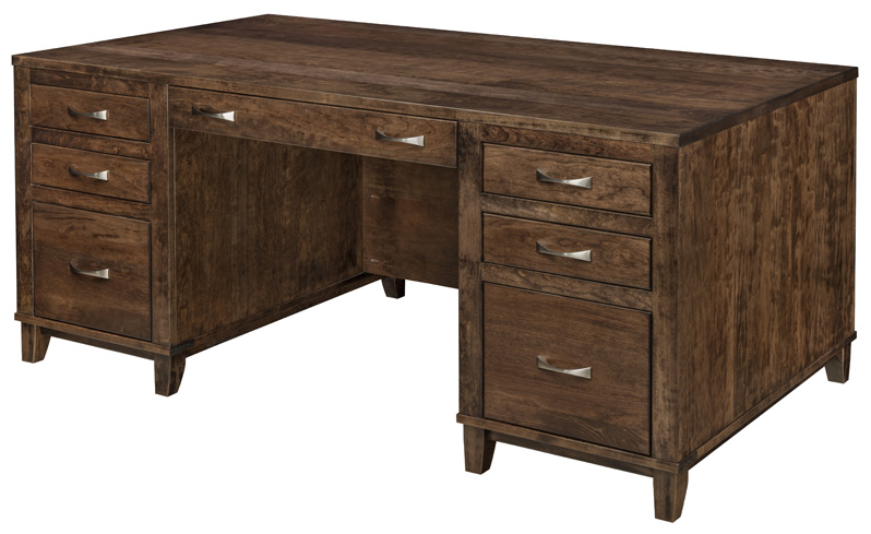 Lofty Furniture | Integra Executive Desk with Full Drawer Pedestal